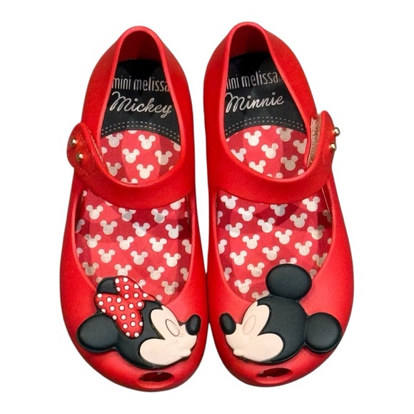 Mini Melissa | Shoes | Mini Melissa Ultragirl Minnie And Mickey Kissing ...